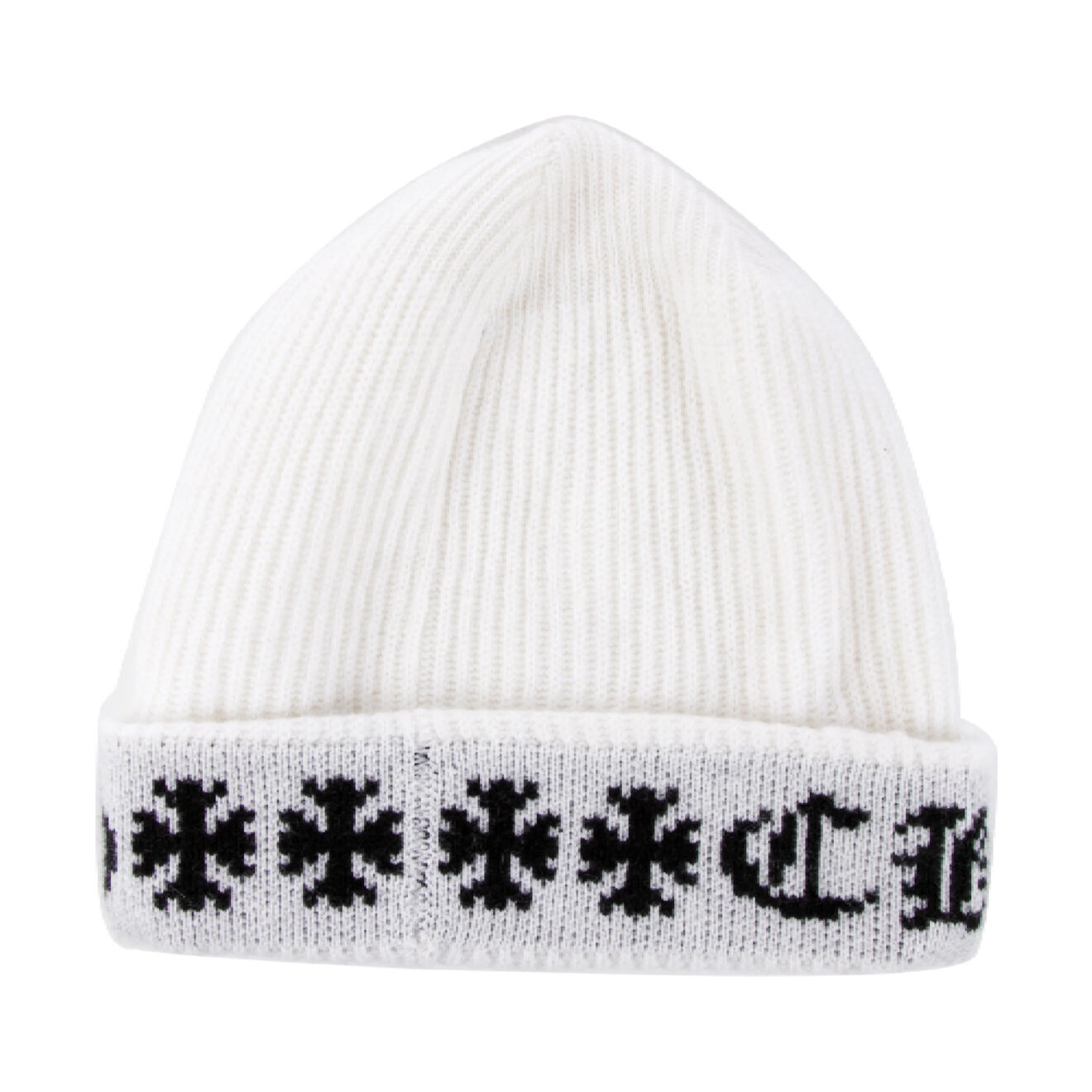 Shop chrome heart beanie Black & White 2025 Collection
