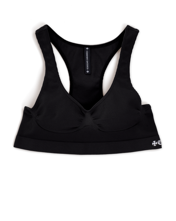 Chrome Hearts BLACK RIB SPORTS BRA – Chrome Hearts CO